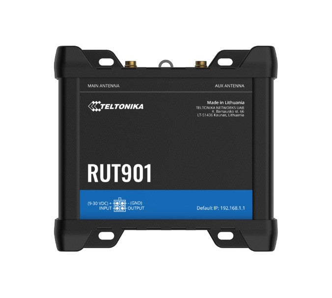 Teltonika RUT901 Industrial Cellular Router, 4G LTE (Cat 4), Dual SIM ...