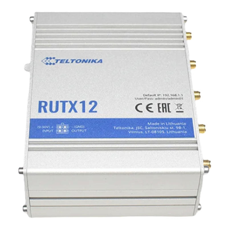 RUTX12 Teltonika Dual LTE CAT6 Industrial Cellular Router - NZ Stock ...